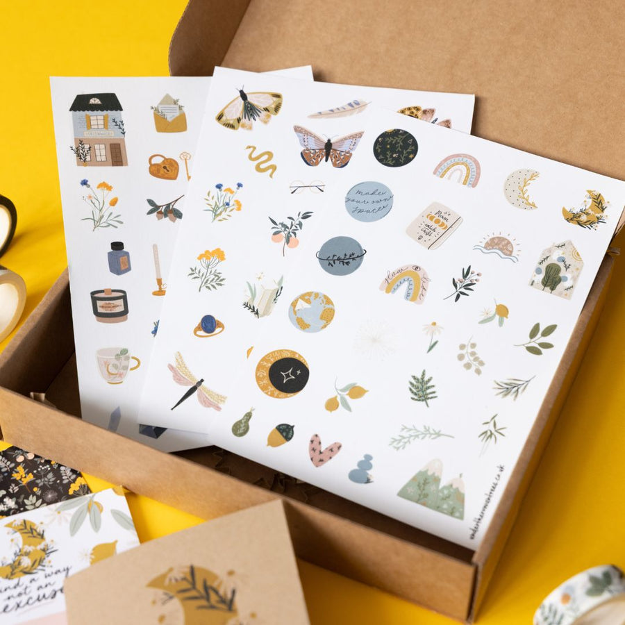 Botany Sticker Sheets Under the Rowan Trees