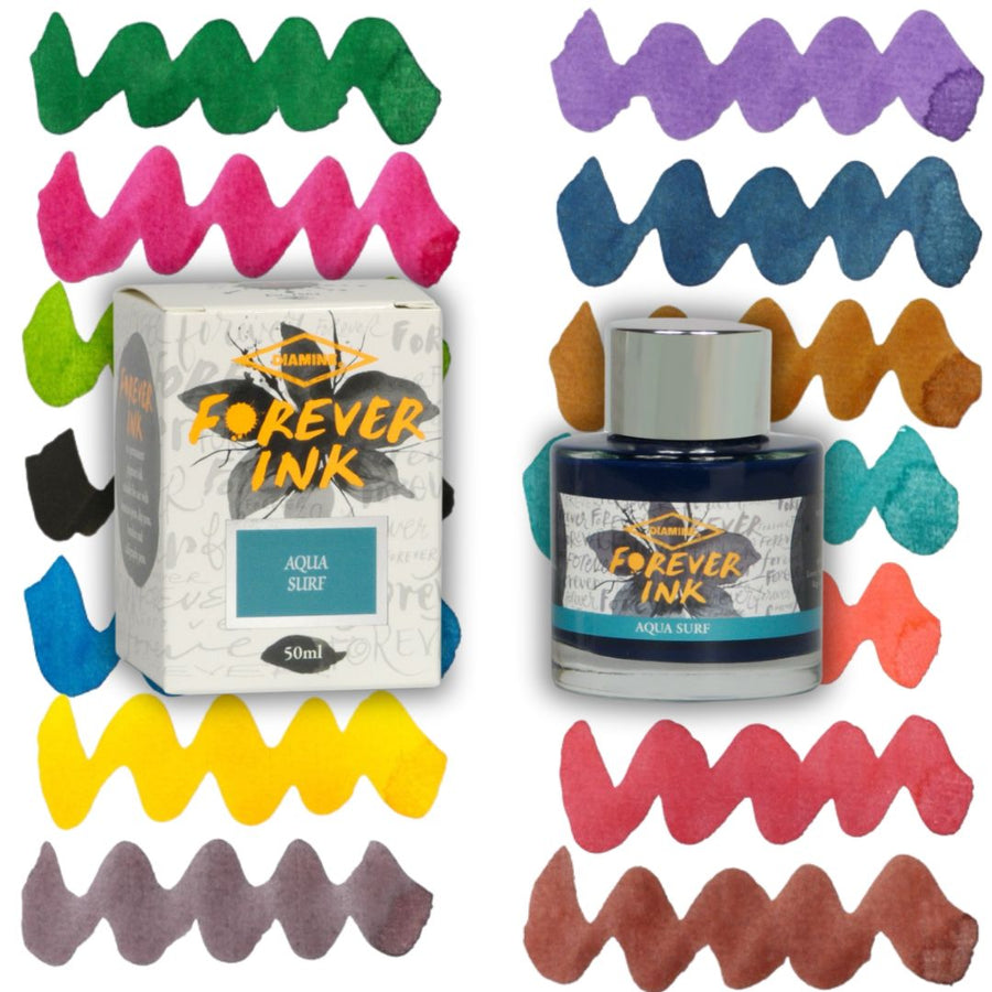 Forever Ink Diamine Pigment Fountain Pen ink 50ml 16 Colours