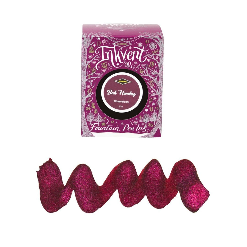 Diamine 50ml Fountain Pen Ink - Purple Inkvent Edition Bottles