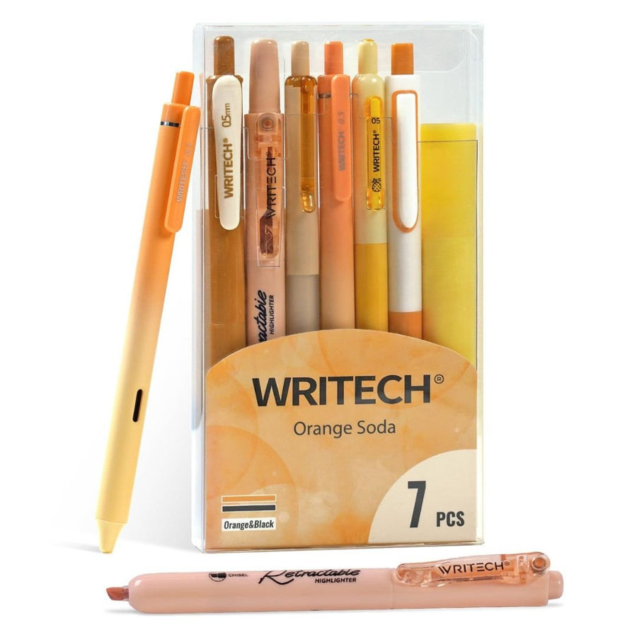 Journal Pen Set Orange Soda 7pcs - Writech
