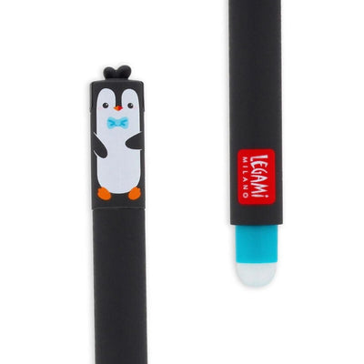 Legami Erasable Pens - Cute Animal Designs with Friction Ink