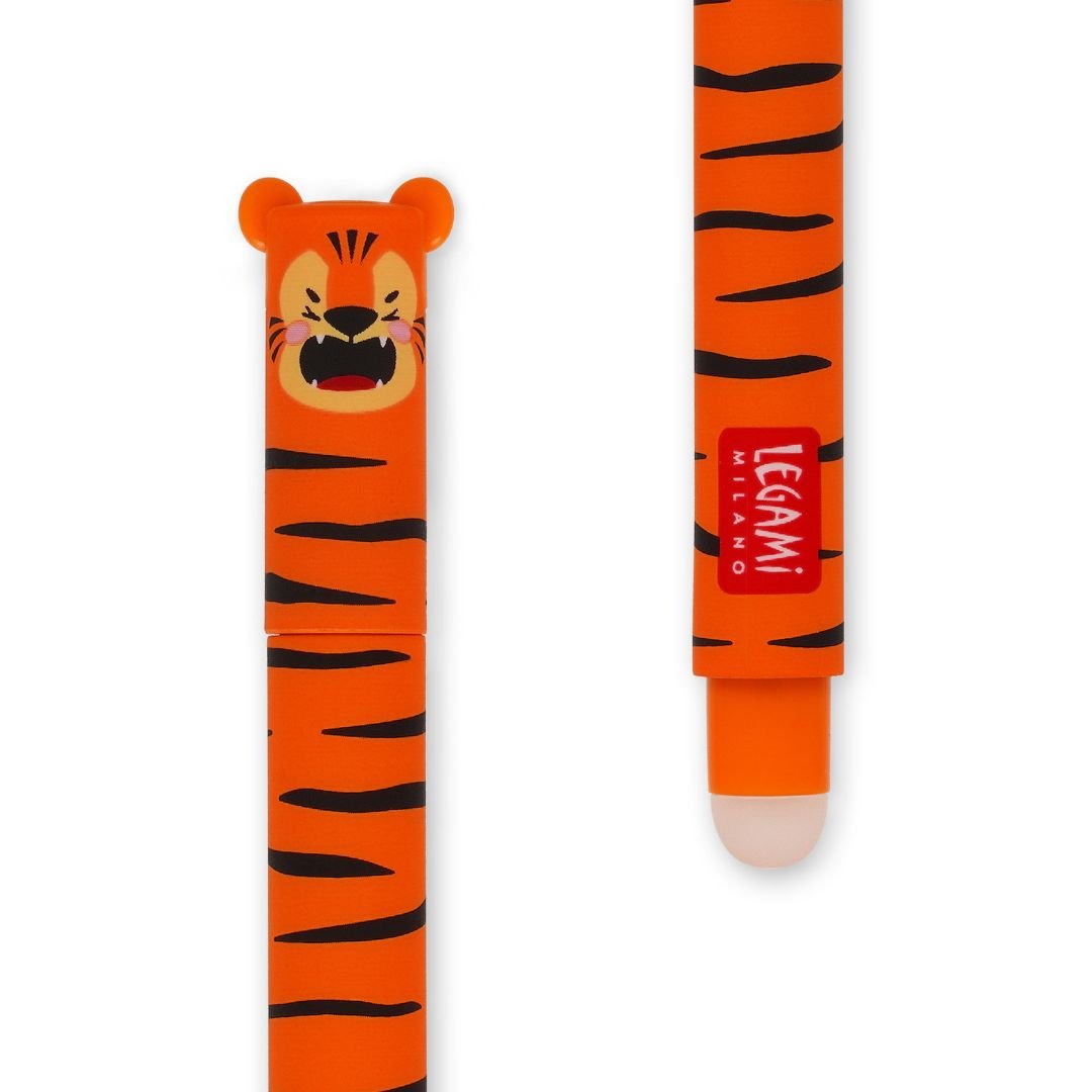 Legami Erasable Pens - Cute Animal Designs with Friction Ink