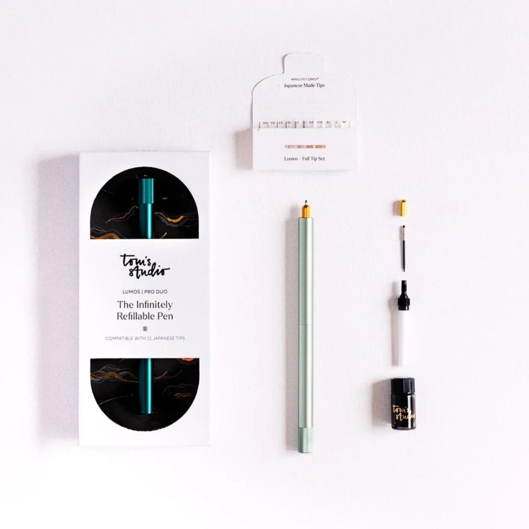 Lumos Refillable Multi-Tip Writing and Drawing Pen - Tom's Studio