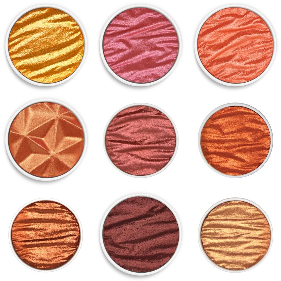 Orange Tones Coliro Pearlcolors Artist Paints