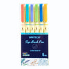 Writech Sign Brush Pens Sets of 6 Colours with Waterbased inks