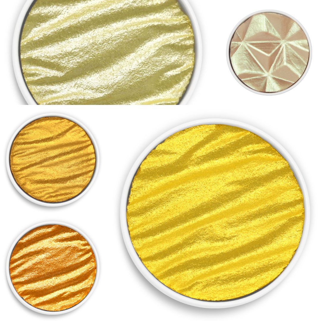 Yellow Tones Coliro Pearlcolors Watercolour Paints