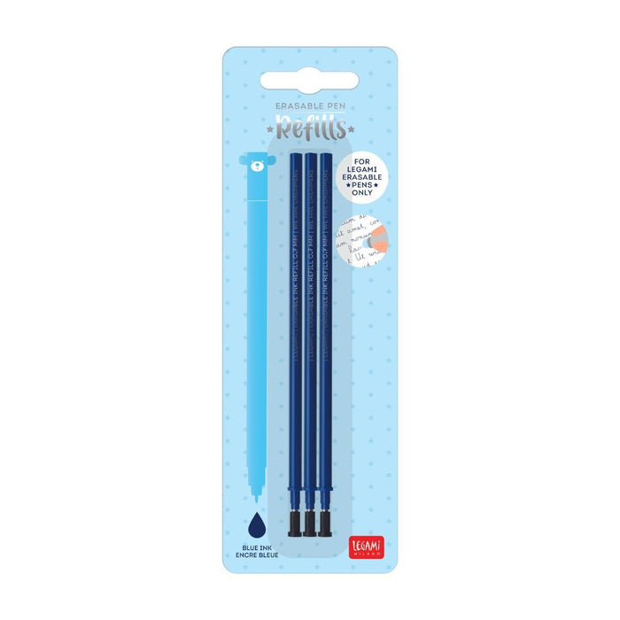 Legami Erasable Pen Refills - Pack of 3 UK Stockist